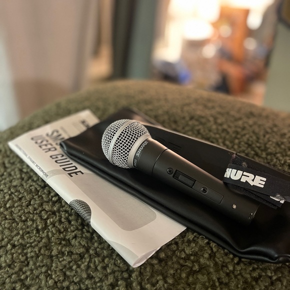 Shure | Other | Shure Sm58 Black Microphone With Accessories | Poshmark